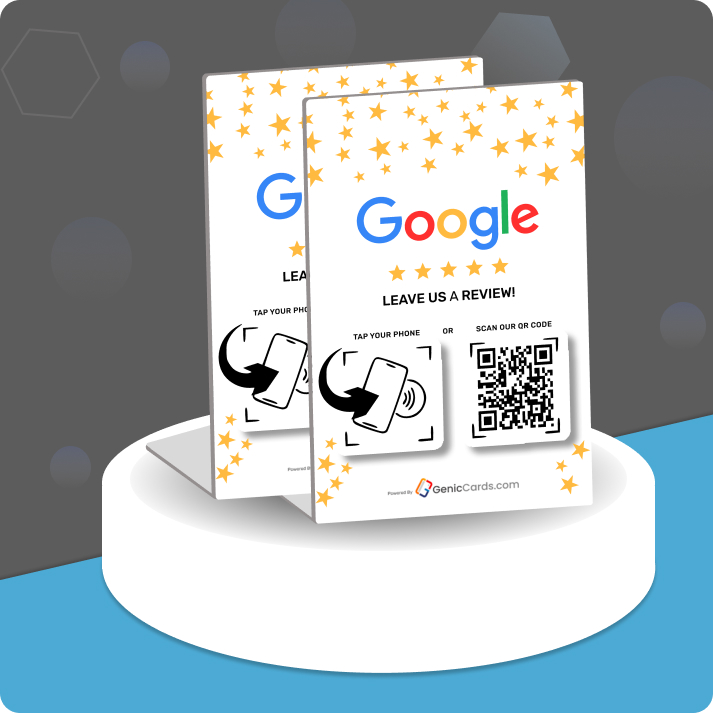 Google Review Stand - Genic Cards